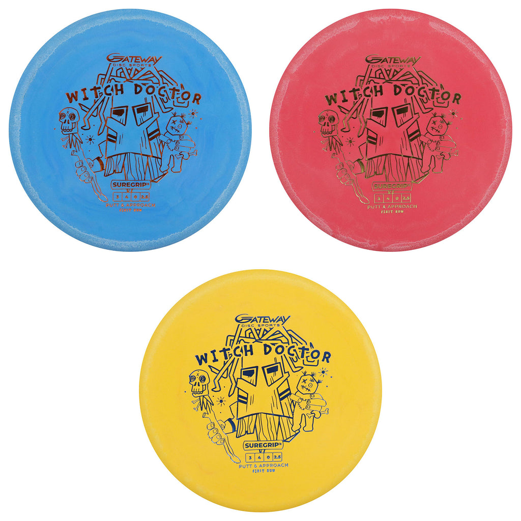 Gateway Disc Golf Suregrip Witch Doctor Putter 3/4/0/2.5 - Choose Exac ...