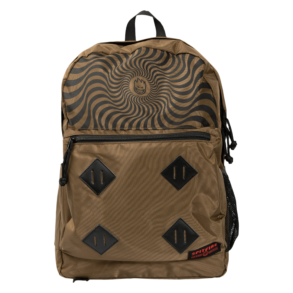 Spitfire Wheels Backpack Bighead Swirl Brown/Black – TGM Skateboards