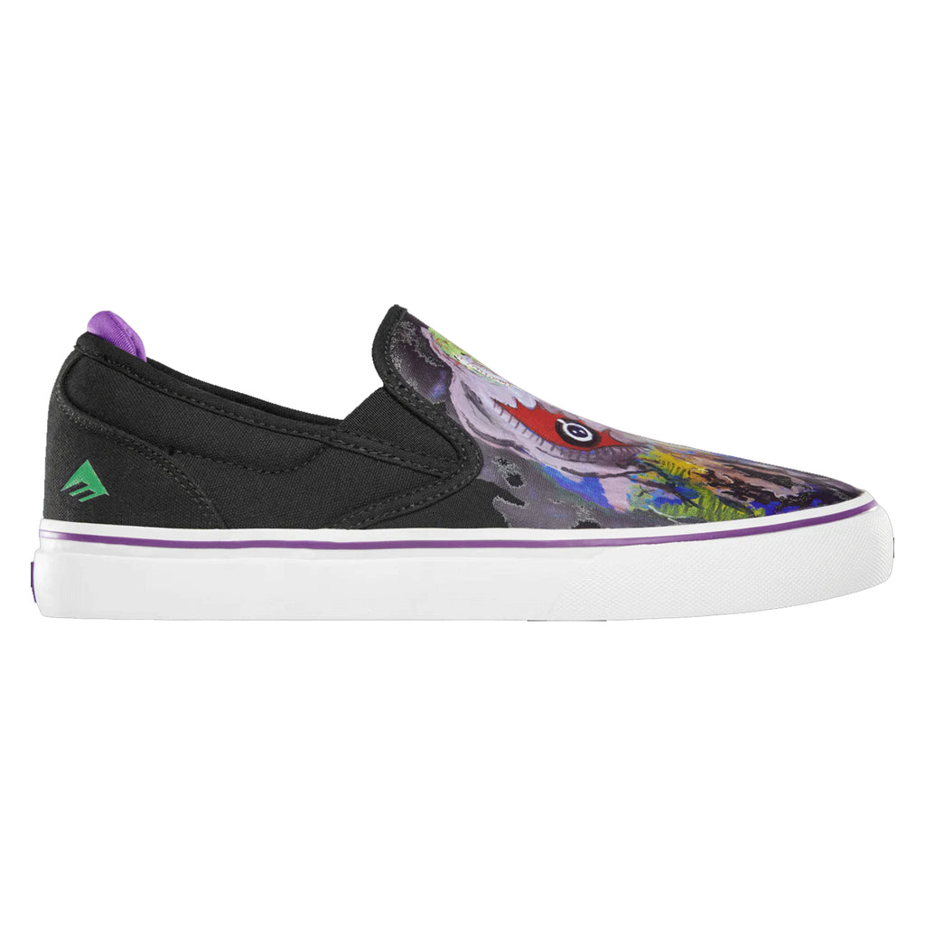 Emerica Skateboard Shoes Wino G6 Slip-On X Dinosaur Jr Black/Purple Me ...