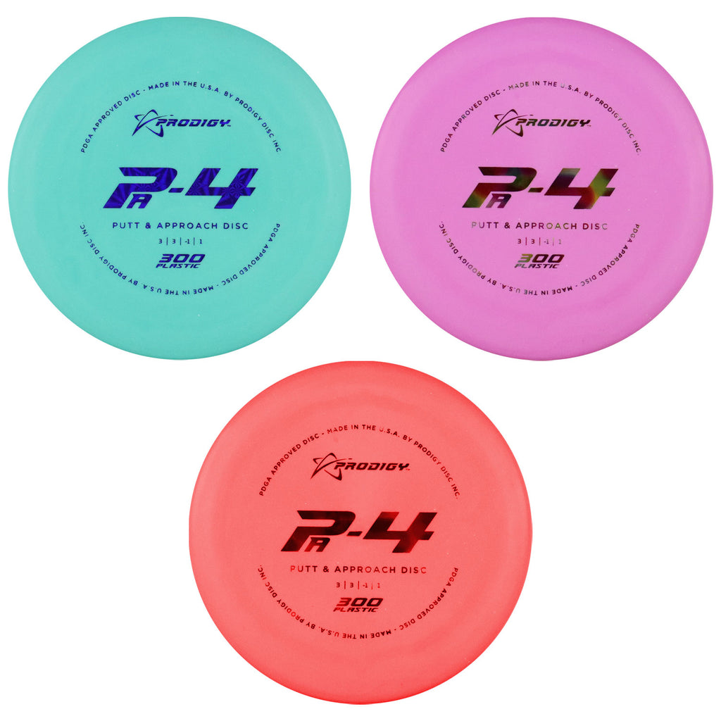 Prodigy Disc Golf 300 PA-4 Putter 3/3/-1/1 - Choose Exact Disc – TGM ...
