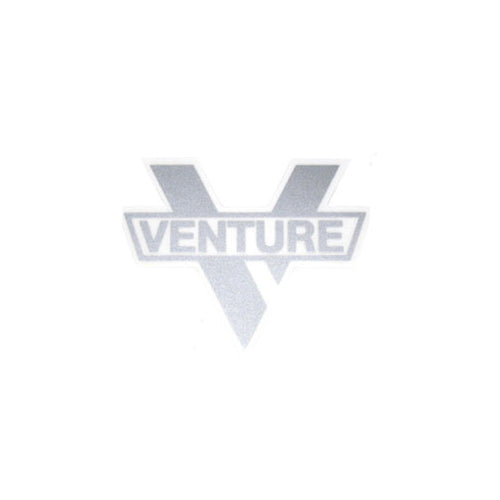 Venture Sticker Bar Diecut MD 4.5" x 6" Silver – TGM Skateboards