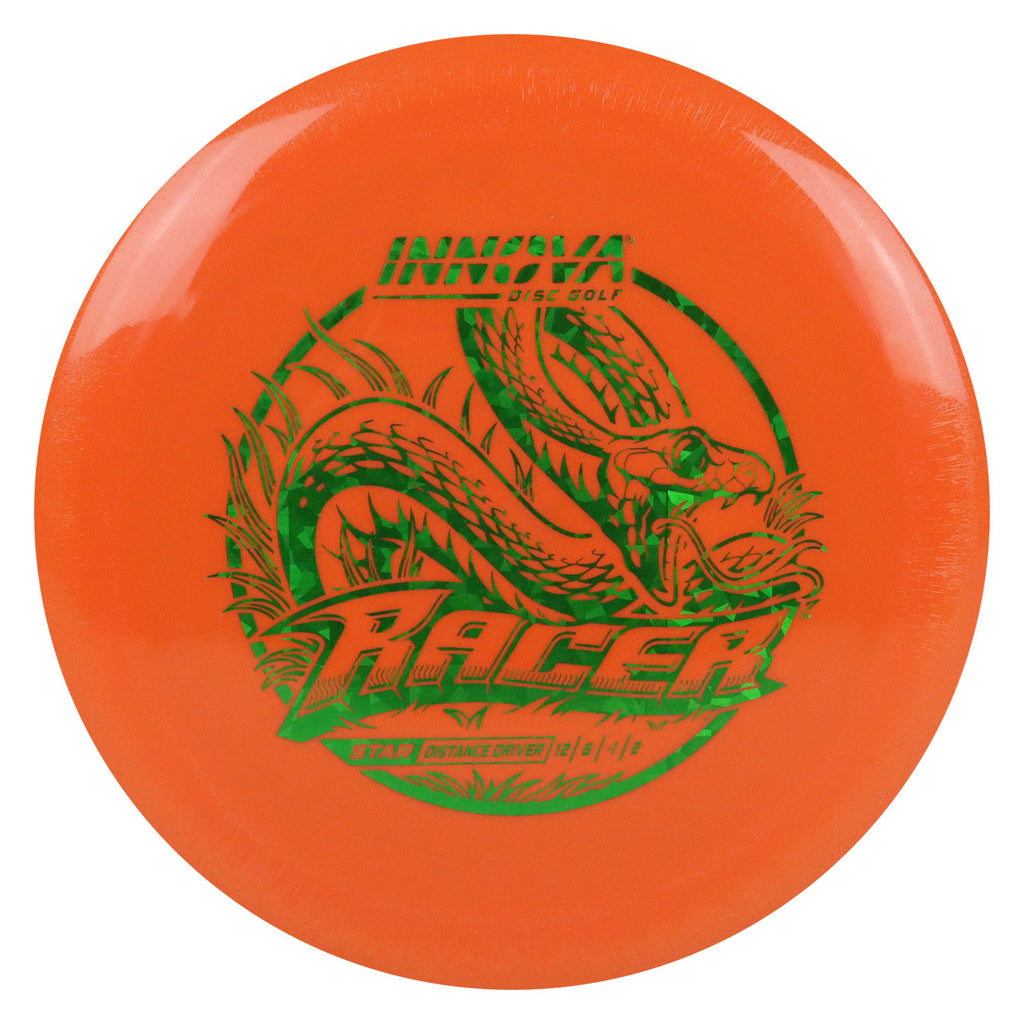 Innova Disc Golf Star Racer Distance Driver 12/6/-1/2 Orange/Green Sha ...