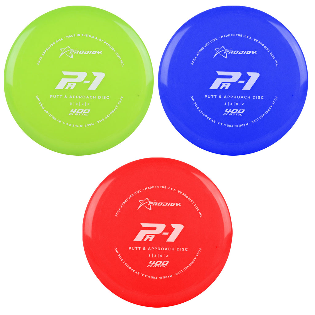 Prodigy Disc Golf 400 PA-1 Putter 3/3/0/2 - Choose Exact Disc – TGM ...