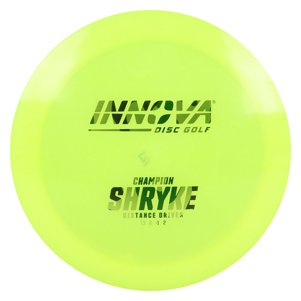 Innova Disc Golf Champion Shryke Distance Driver 13/6/-2/2 Yellow/Camo ...