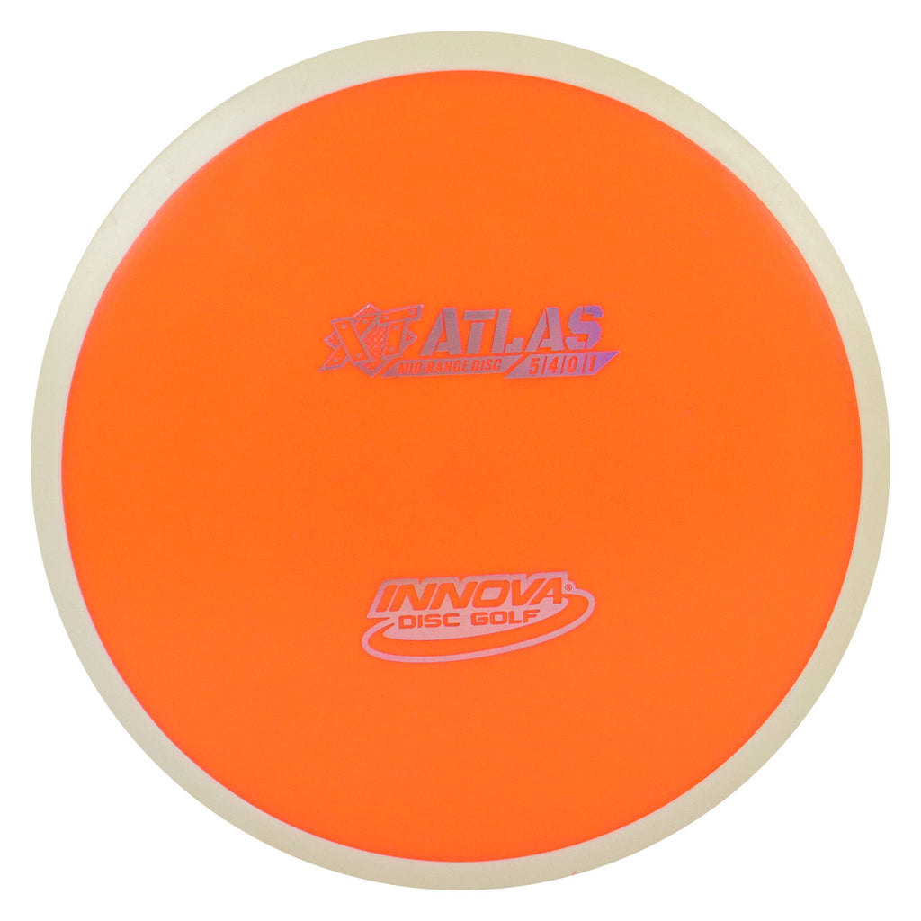 Innova Disc Golf Overmold XT Atlas Midrange Disc 5/4/0/1 Orange White ...