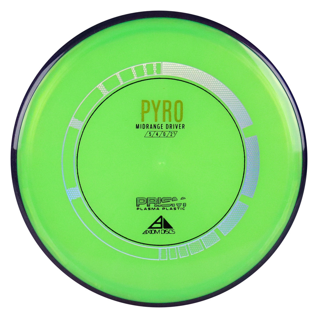 Axiom Disc Golf Prism Plasma Pyro Midrange Driver 5/4/0/2.5 Neon Green ...