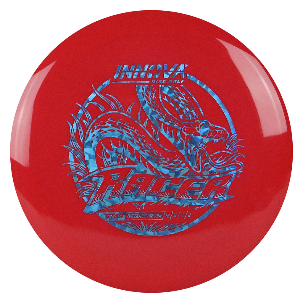 Innova Disc Golf Star Racer Distance Driver 12/6/-1/2 Red/Blue Shatter ...