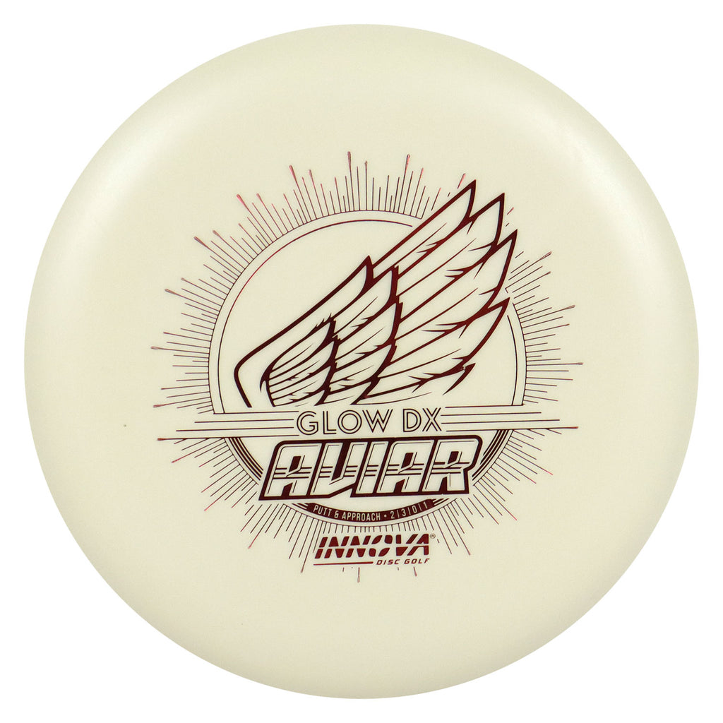 Innova Disc Golf DX Glow Aviar Putting Disc 2/3/0/1 Glow/Red 169 grams ...