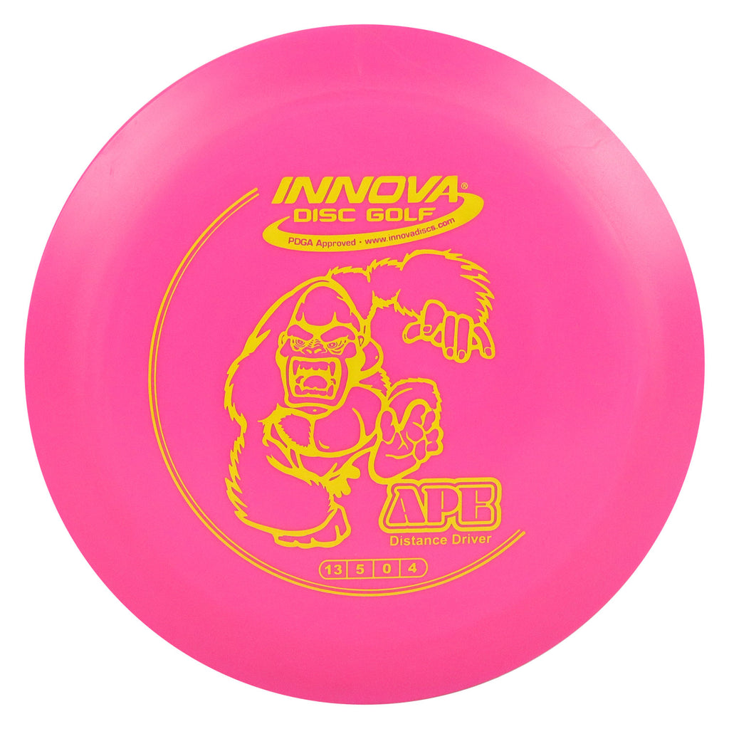 Innova Disc Golf DX Ape Distance Driver 13/5/0/4 Pink/Yellow 175 grams ...
