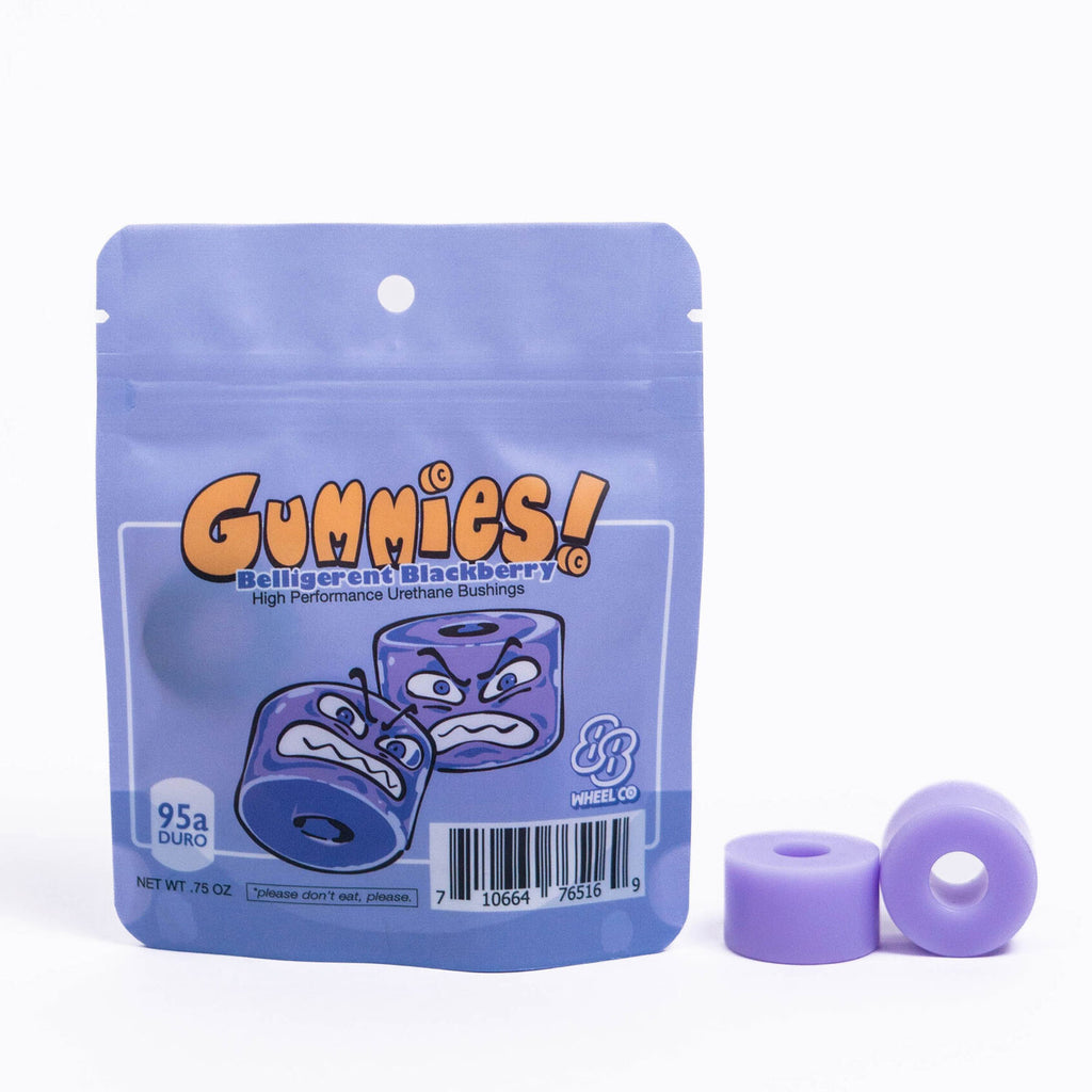 88 Wheel Co Longboard Bushings Gummies Double Barrel 95A Belligerent B ...