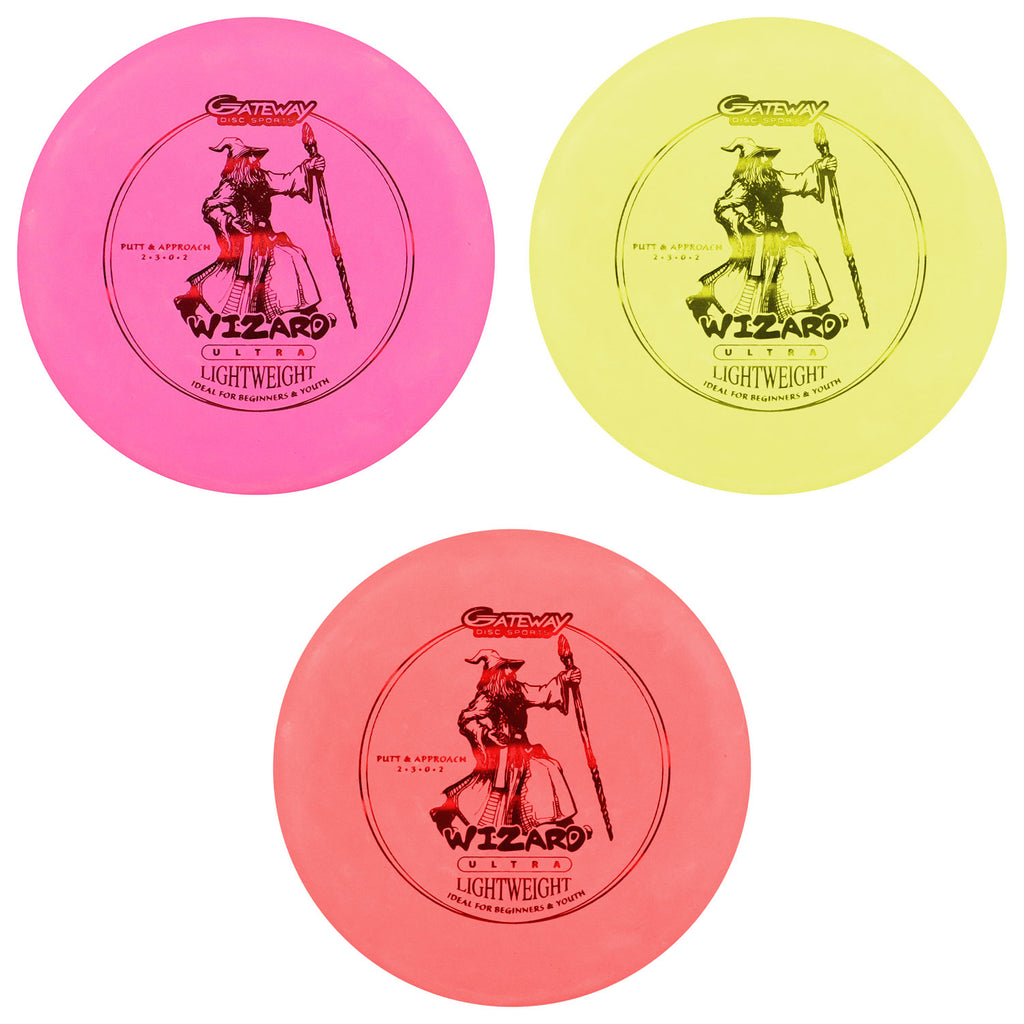 Gateway Disc Golf SureGrip Ultra Lightweight Wizard Putter 2/3/0/2 - C ...
