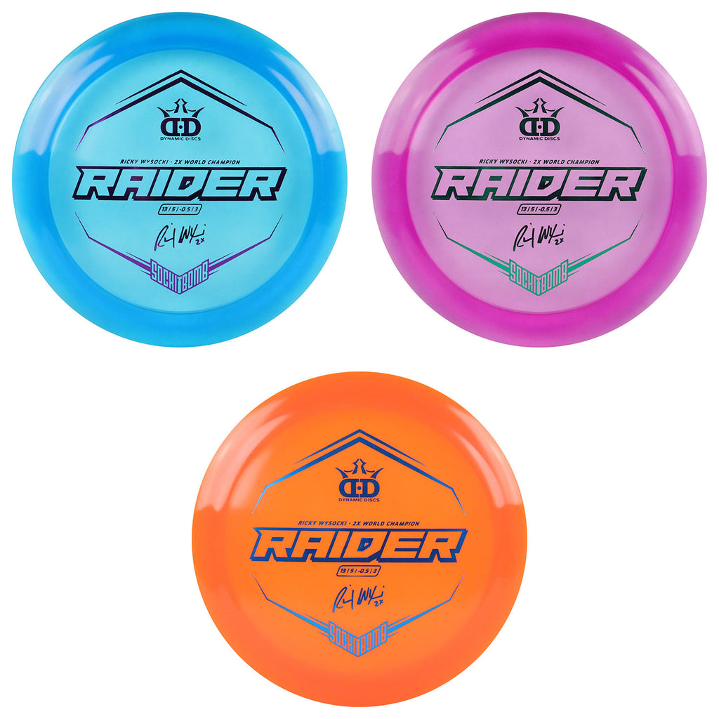 Dynamic Disc Golf Lucid Ice Wysocki Raider Driver 13/5/-0.5/3 - Choose ...