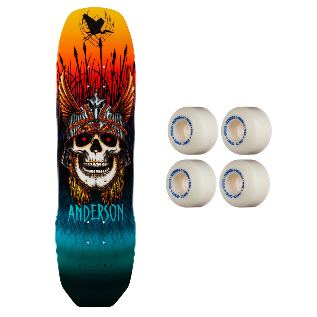 Powell Peralta Skateboard Deck Andy Anderson 289 Flight + Nano Cubic W ...
