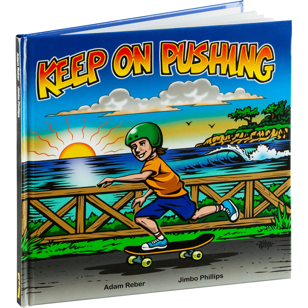 Keep On Pushing Hardcover Book by Jimbo Phillips – TGM Skateboards