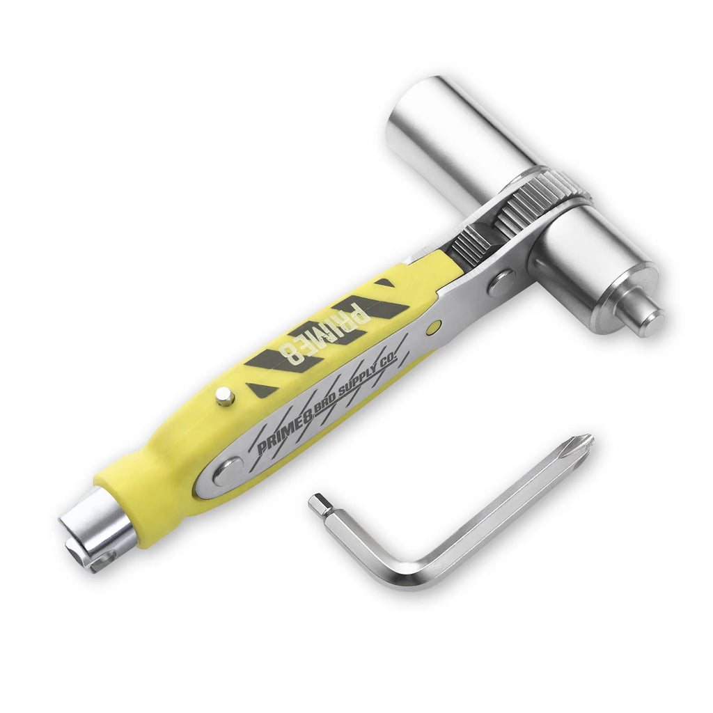 Prime8 Skateboard Tool Number 1 Ratchet Yellow – TGM Skateboards