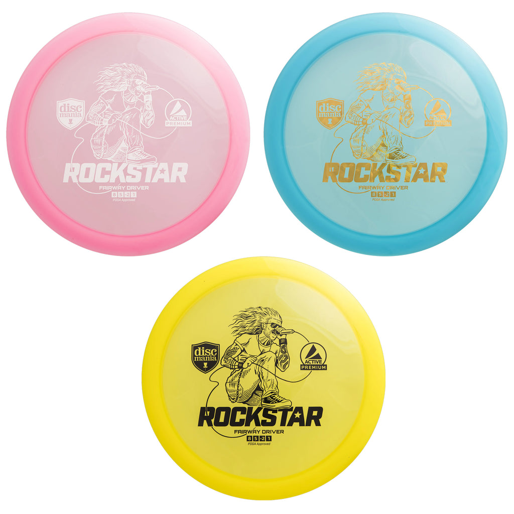Discmania Disc Golf Active Premium Rockstar Fairway Driver - Choose Co ...