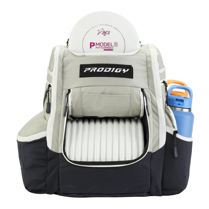 Prodigy Disc Golf Bag Apex XL Backpack Grey Holds up to 35 Discs – TGM ...