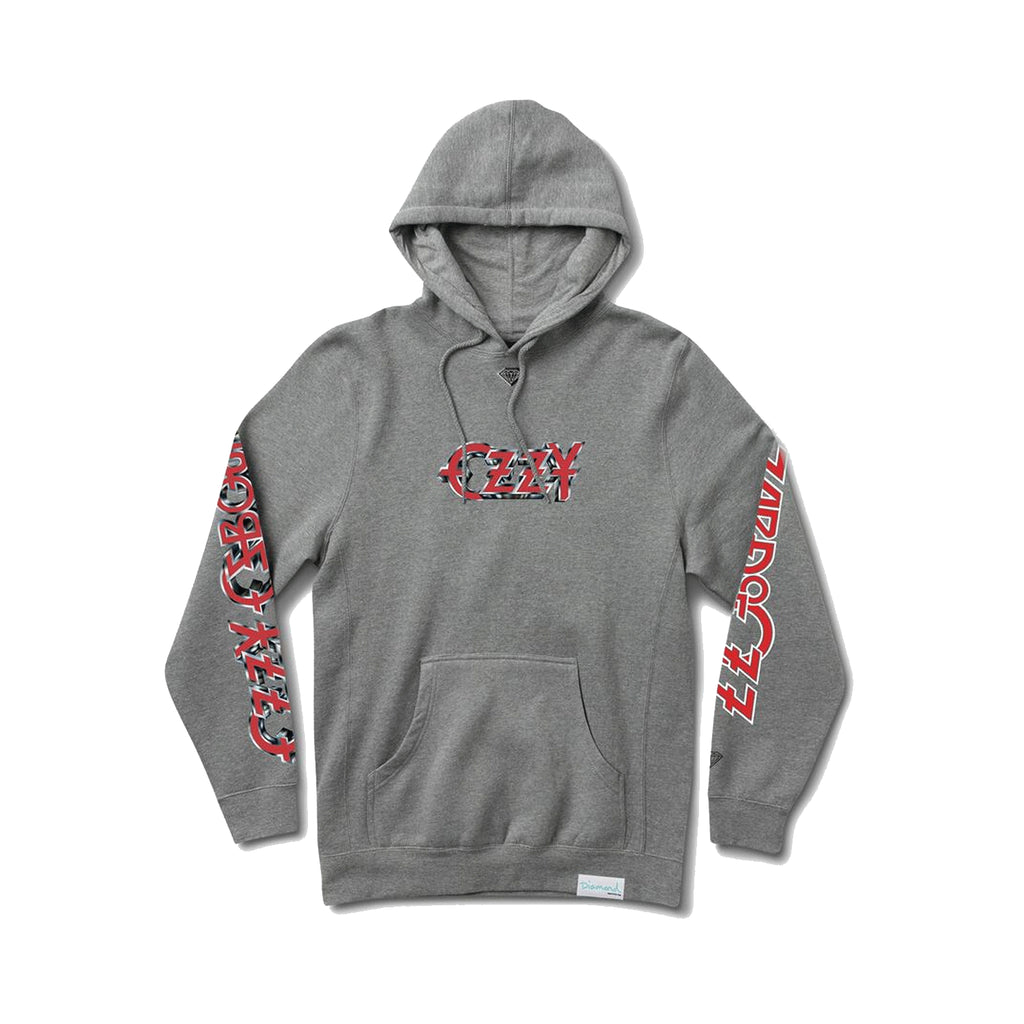 Diamond Supply Co. X Ozzy Osbourne Hoody Blizzard of Ozz Pullover Heat ...
