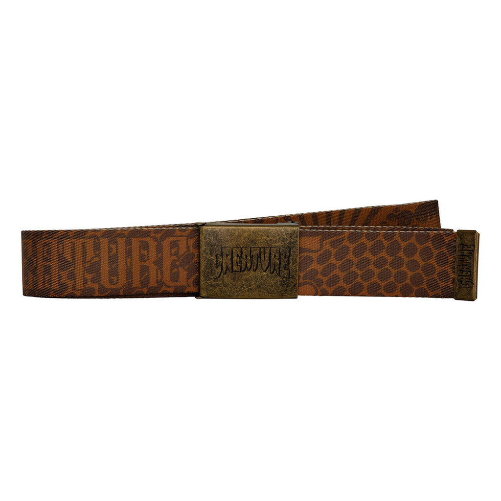 Creature Skateboards Belt High Country Web Brown – TGM Skateboards