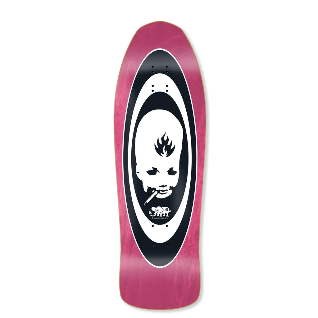 Black Label Skateboard Deck Thumbhead Oval Custom 12XU Shaped 10.0" x ...