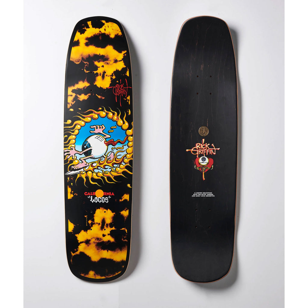 California Locos Skateboard Deck Rick Griffin Surfing Eyeball 8.25 ...