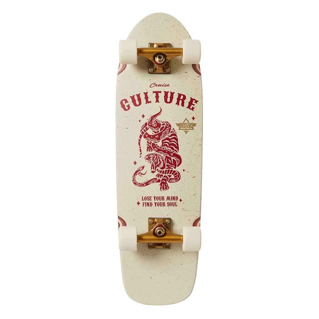 Dusters Cruiser Culture Off White/Red 8.75" x 29.5" – TGM Skateboards