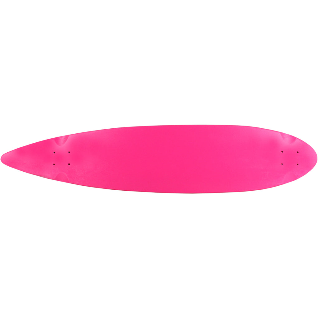 Longboard Moose Pintail Deck 9" x 43" Neon Pink – TGM Skateboards