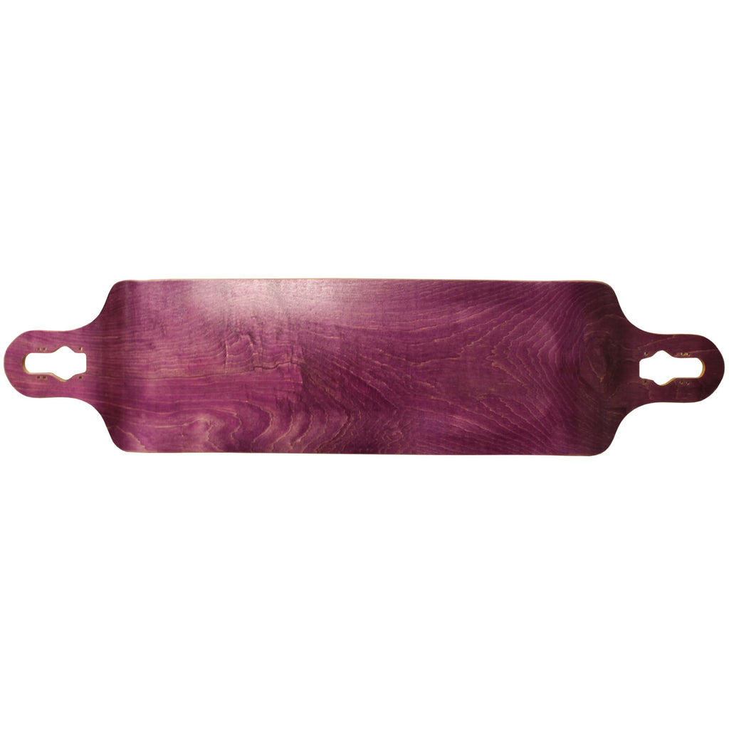 Longboard Moose Drop Down/Through Deck 9.75" x 41" Stained Purple – TGM ...