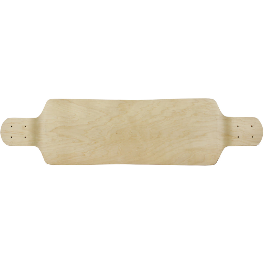 Longboard Moose Longboard Deck 10" x 39.8" Drop Down NATURAL – TGM ...