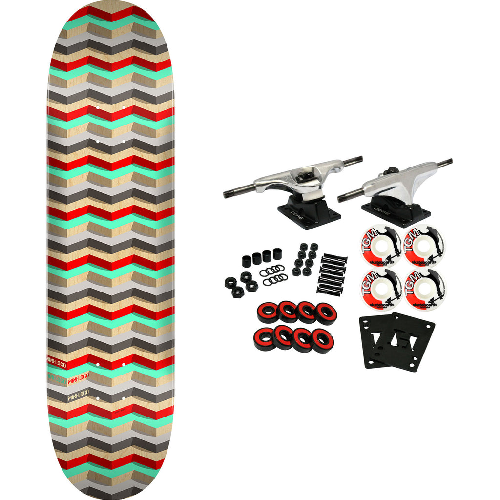 Mini Logo Skateboard Complete Steps 8.5" x 32.08" – TGM Skateboards