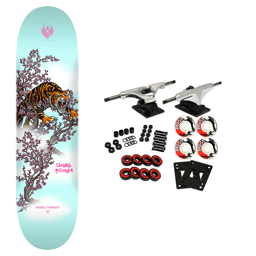 Powell Peralta Skateboard Complete Flight 243 Sakura Yosozumi Tiger 8 ...