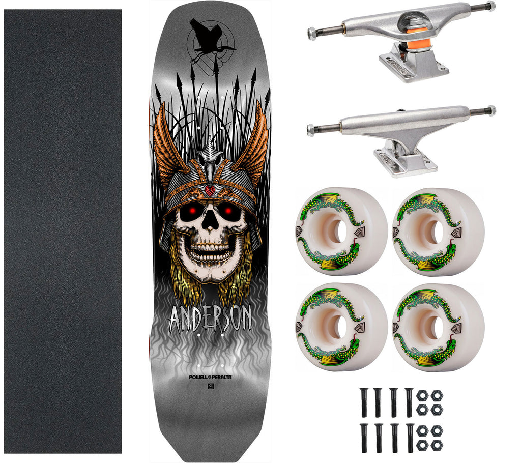 Powell Peralta Andy Anderson Maple 3 8.45" Skateboard Indy Trucks Drag ...