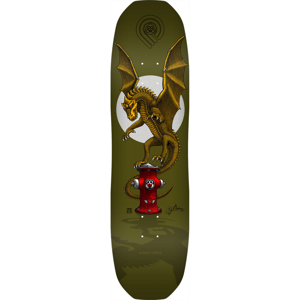 Powell Peralta Skateboard Deck Andy Anderson Hydrant Maple 8.4" x 32.0 ...