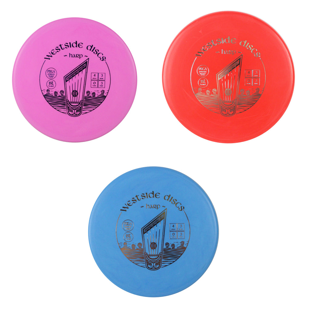 Westside Disc Golf BT Hard Harp Midrange 4/3/0/3 - Choose Exact Disc ...