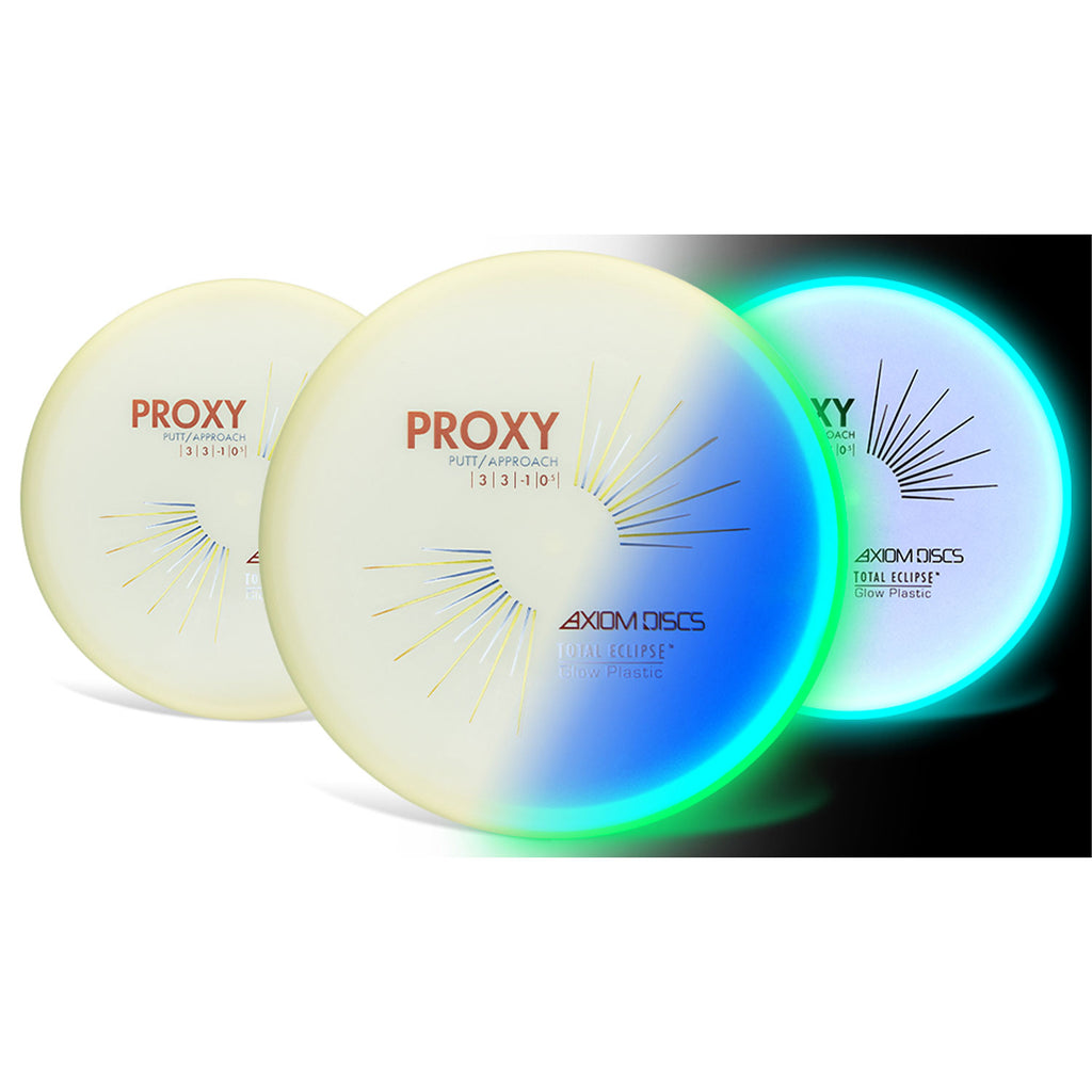 Axiom Disc Golf Total Eclipse Glow 2.0 Proxy Putter 3/3/-1/0.5 - Choos – TGM Skateboards