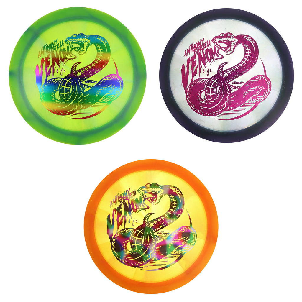 Discraft Disc Golf Anthony Barela Z Swirl Venom 12/4/0/4 - Choose Exac ...