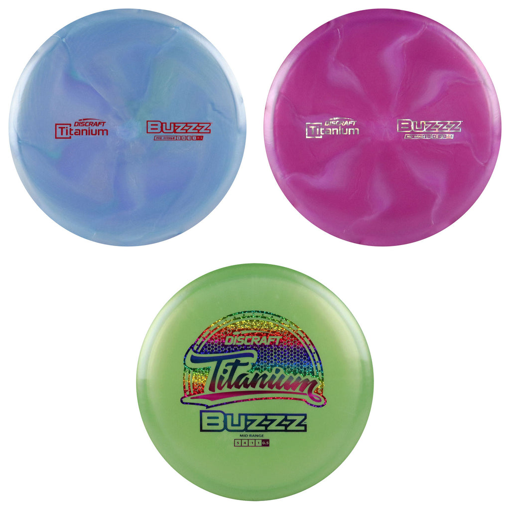 Discraft Disc Golf Titanium Buzzz Midrange 5/4/-1/1 - Choose Exact Dis ...