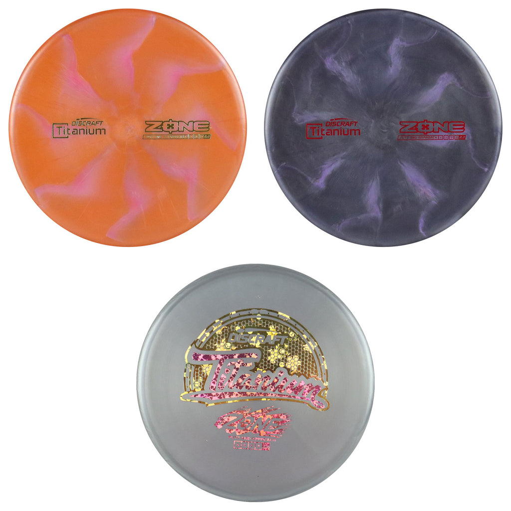 Discraft Disc Golf Titanium Zone Putter 4/3/0/3 - Choose Exact Disc ...