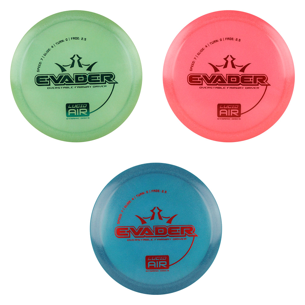 Dynamic Disc Golf Lucid Air Evader Fairway Driver 7/4/0/2.5 - Choose E ...