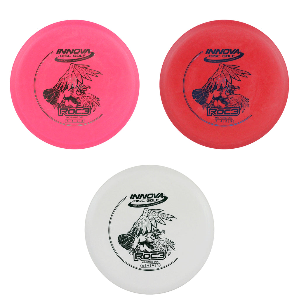 Innova Disc Golf DX Roc3 Midrange Disc 5/4/0/3 - Choose Exact Disc ...