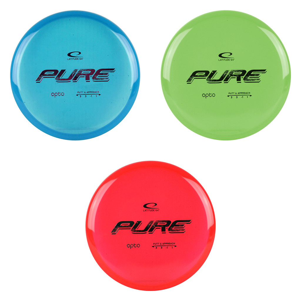 Latitude 64 Disc Golf Opto Pure Putter 3/3/-1/1 - Choose Exact Disc ...