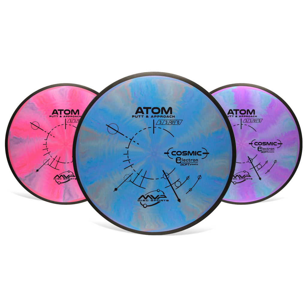 MVP Disc Golf Cosmic Electron Atom Soft Putter 3/3/0/1 - Choose Exact – TGM Skateboards