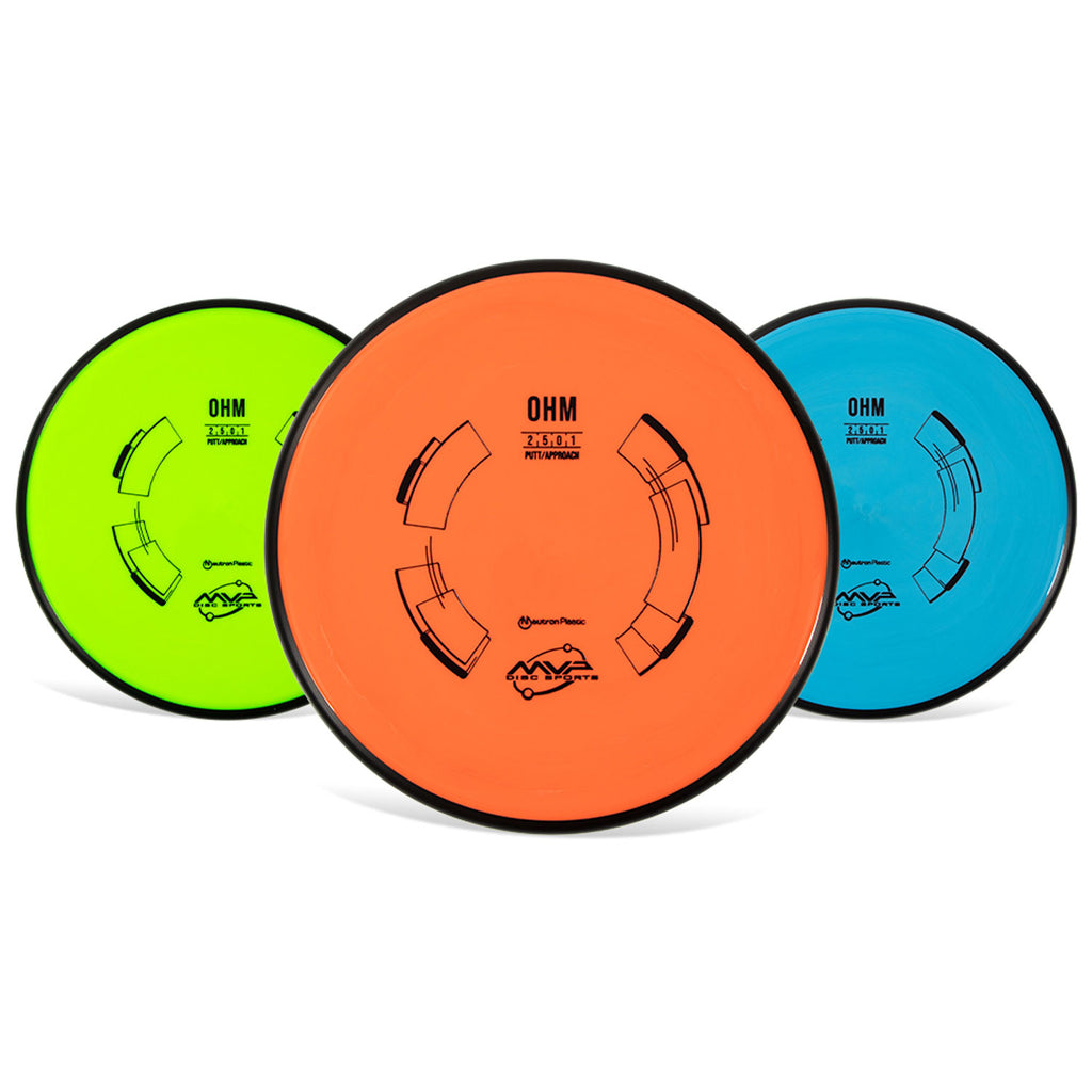 MVP Disc Golf Neutron Ohm Putter 2/5/0/1 - Choose Exact Disc – TGM ...