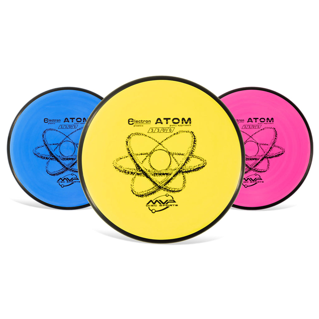 MVP Disc Golf Electron Atom Putter 3/3/0/1 - Choose Exact Disc – TGM ...