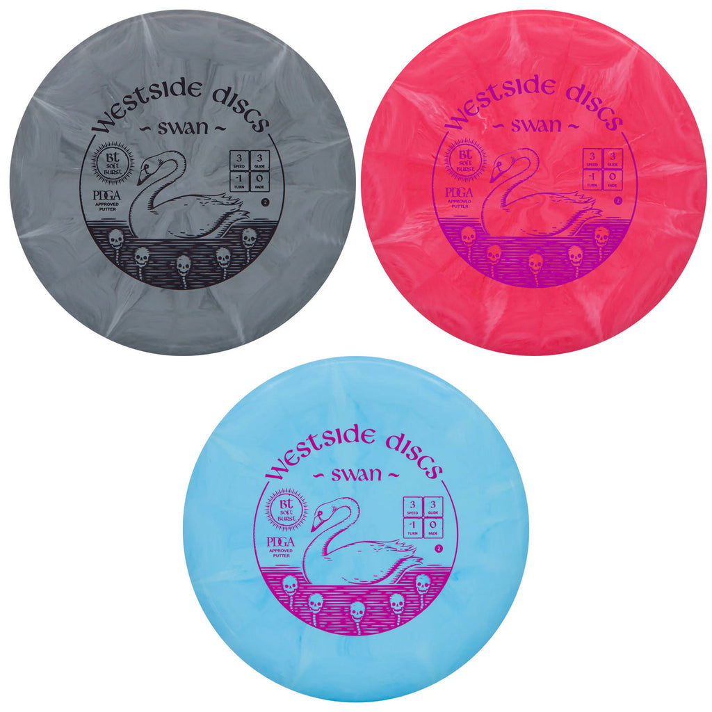 Westside Disc Golf BT Soft Burst Swan 2 Putter 3/3/-1/0 - Choose Exact ...