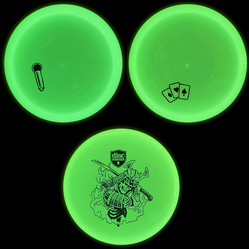 Discmania Glow in The Dark Disc Golf Set 3 Pack of Discs - Magician, R ...