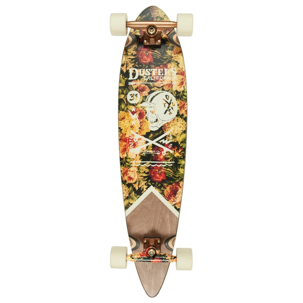 Dusters Longboard Moto Roses Maroon 9.375" x 37" – TGM Skateboards