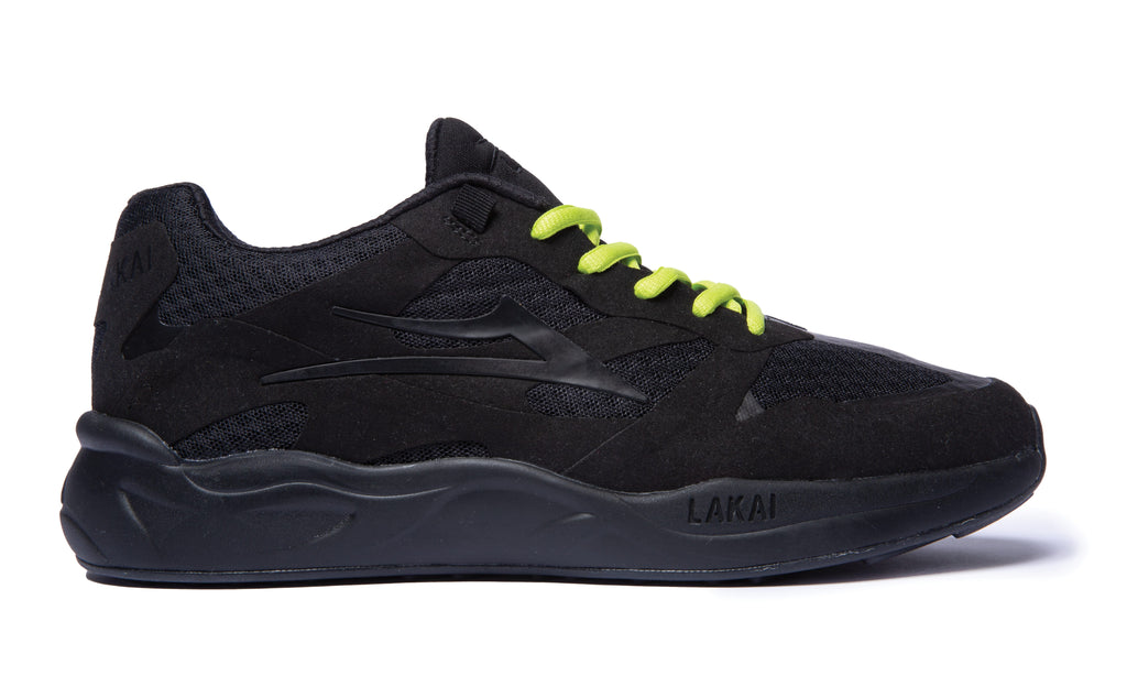 Lakai Skateboard Shoes Evo 2.0 Black/Neon Green Suede Mens – TGM ...