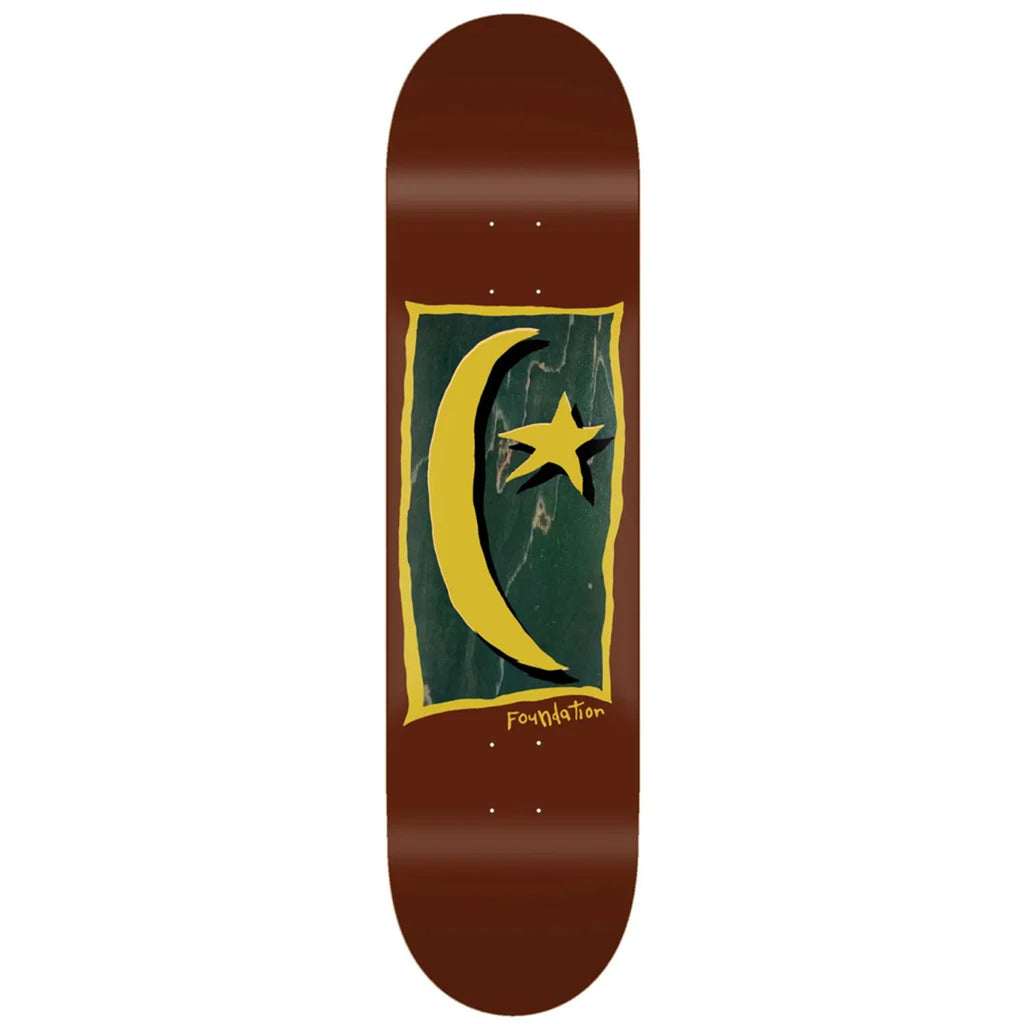 Foundation Skateboard Deck Star and Moon V2 8.38" x 32.25" – TGM ...
