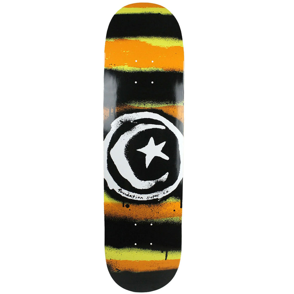 Foundation Skateboard Deck Star and Moon 8.25" x 32" – TGM Skateboards